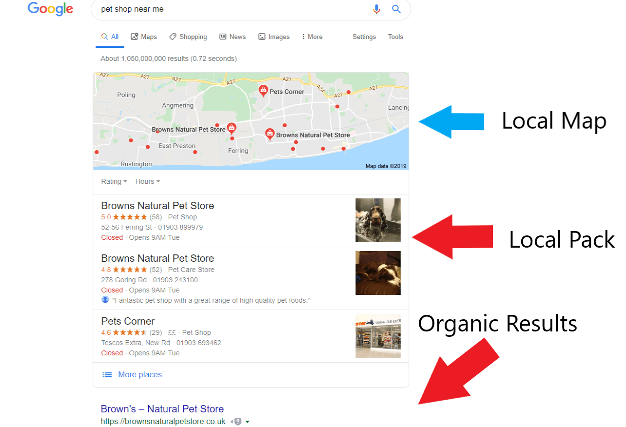 Local SEO: How To Get In Google's 'Local Pack' - Website Design ...