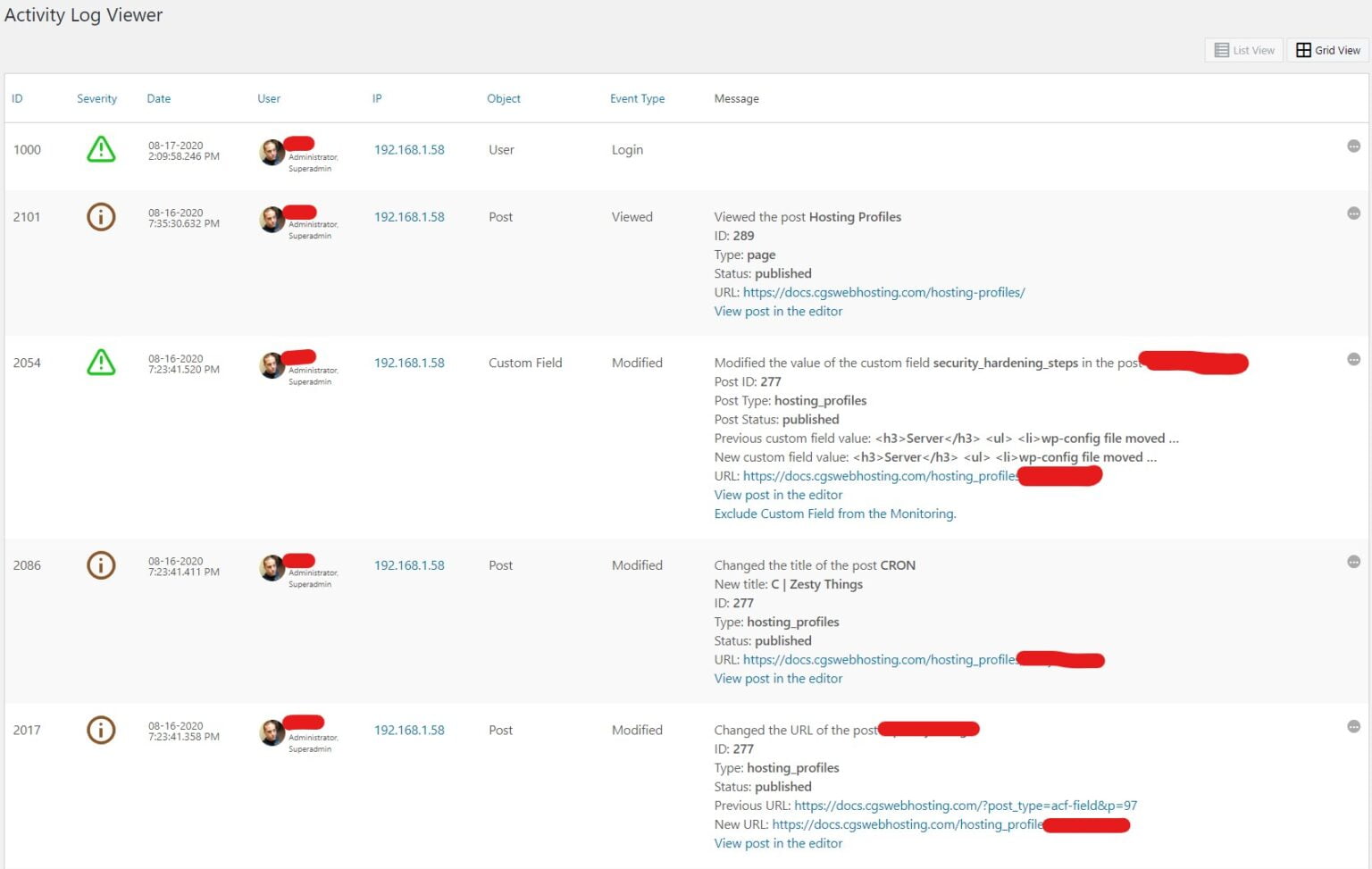 WP Activity Log Plugin Review (formerly WP Security Audit Log ...
